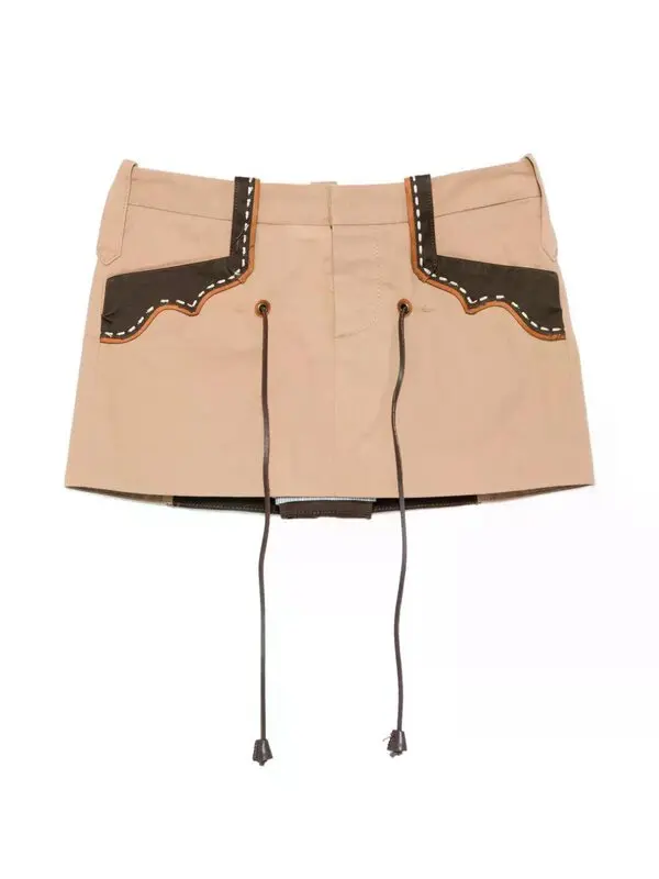 Dsquared2 Contrast-panelled Mini Skirt