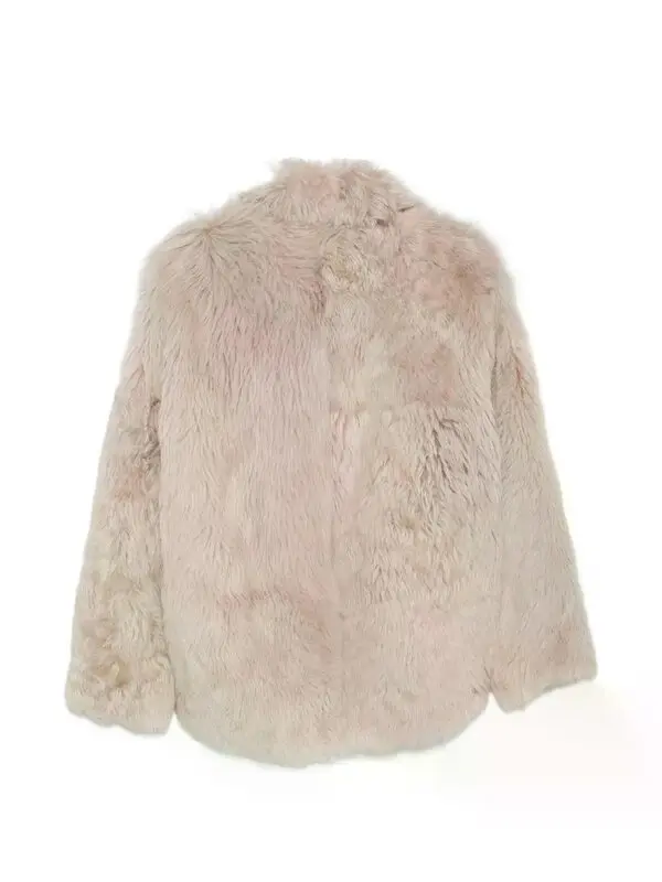 LISKA Fur Button-up Jacket