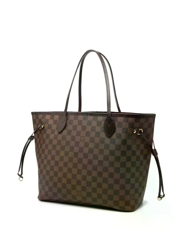 LOUIS VUITTON 2013 Damier Ebene Neverfull Mm Tote Bag - Brown