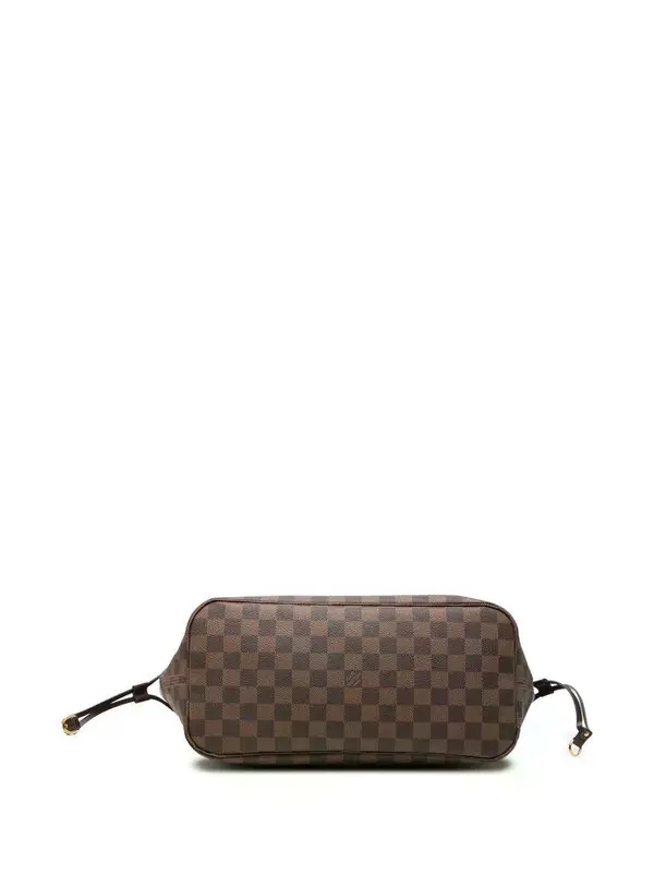 LOUIS VUITTON Damier Ebene Neverfull Mm Tote Bag - Brown