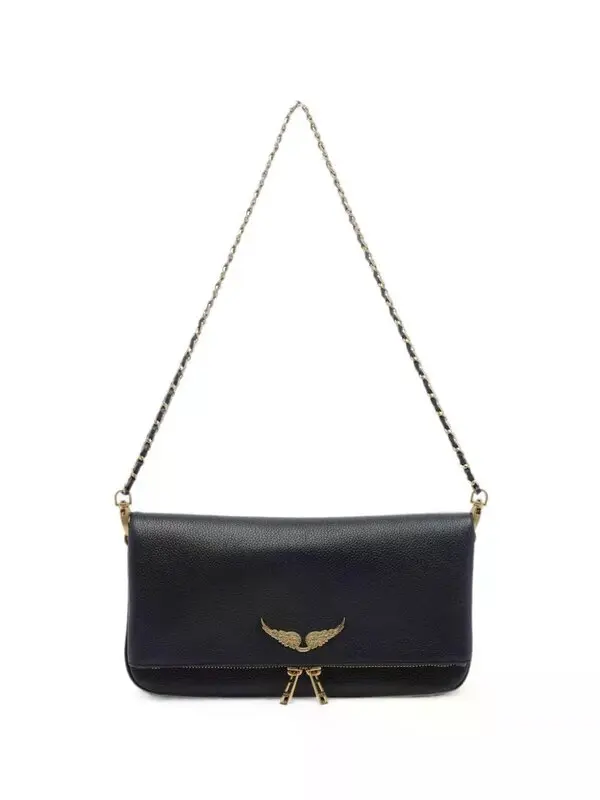 Zadig&Voltaire Rock Clutch With Rhinestone Wings