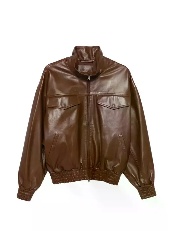 Balenciaga High-neck Blouson Jacket