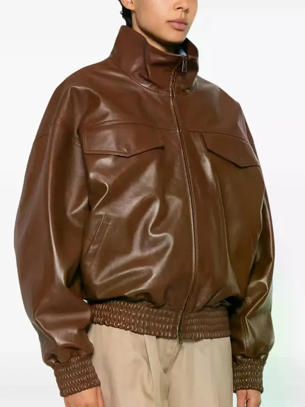 Balenciaga High-neck Blouson Jacket