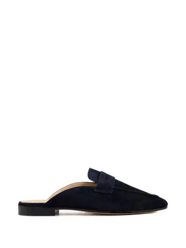 SOPHIQUE Riviera Suede Slippers - Blue