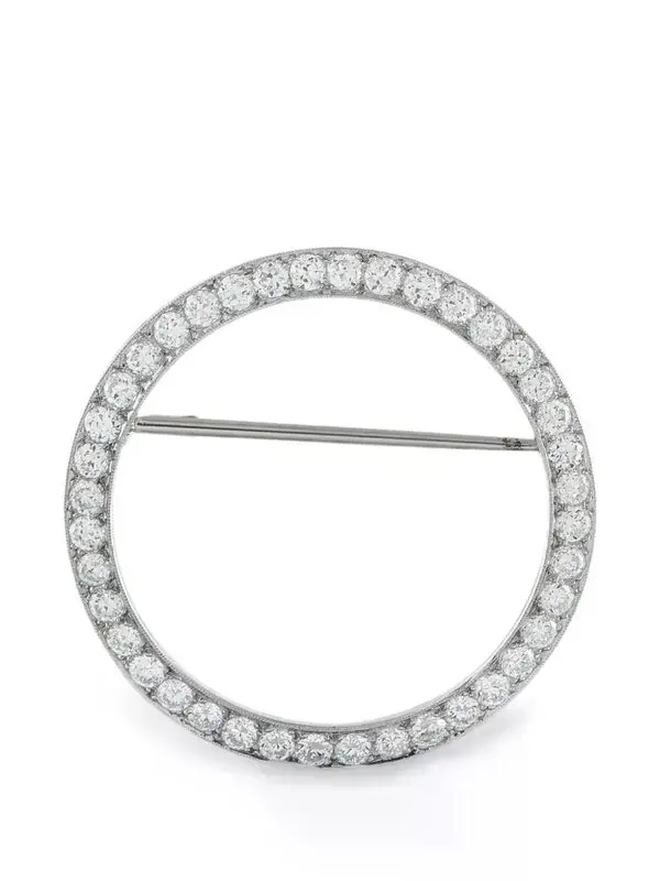 LB EXCLUSIVE Circle-shape Diamond Brooch