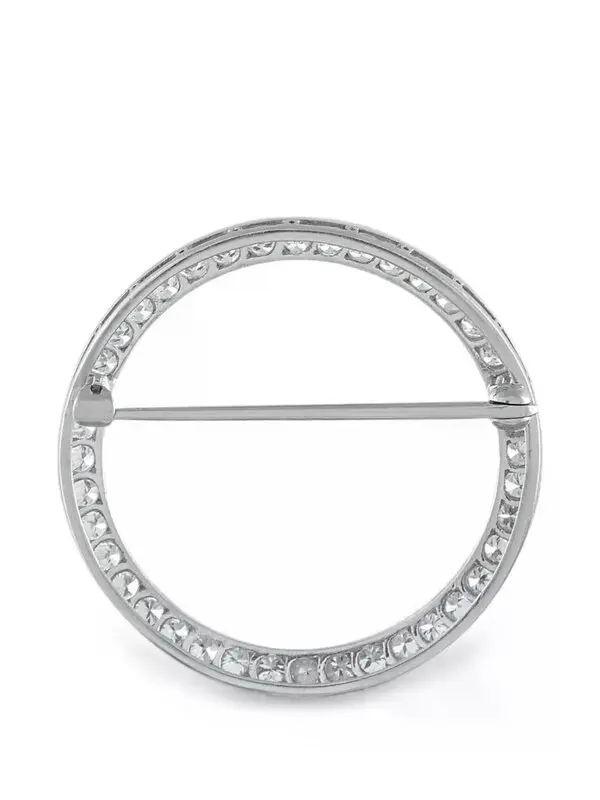 LB EXCLUSIVE Circle-shape Diamond Brooch