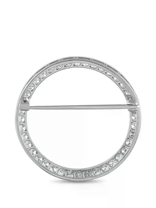 LB EXCLUSIVE Platinum Diamond Brooch
