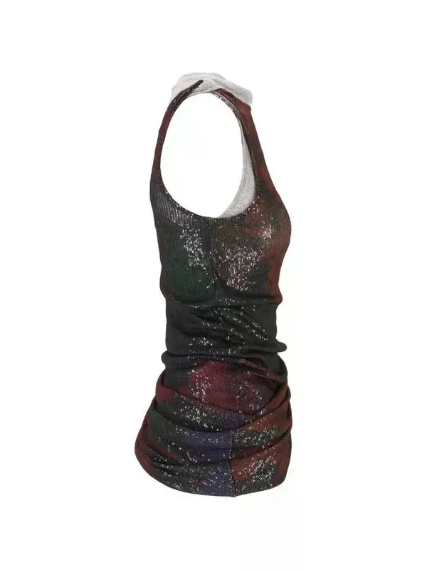 MAISON MARGIELA Printed Draped Top