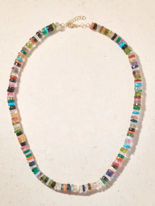 Jia Jia 14k Gold Gemstone Necklace - Multi