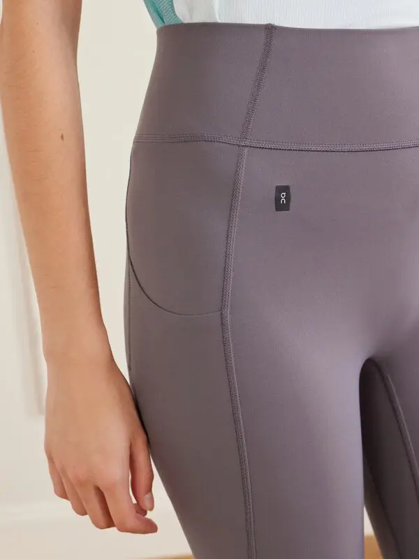 On Studio 7/8 Stretch Recycled-jersey Leggings