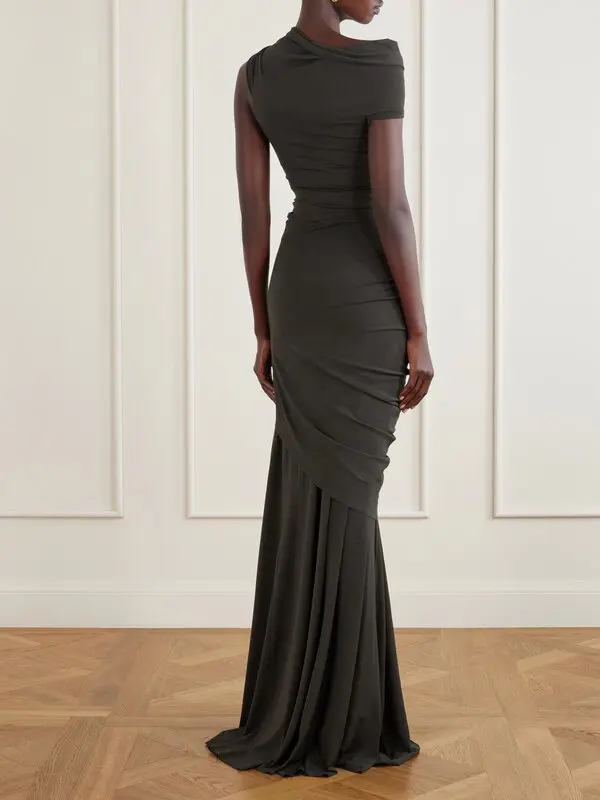 CORTANA Myia Crepe Maxi Skirt