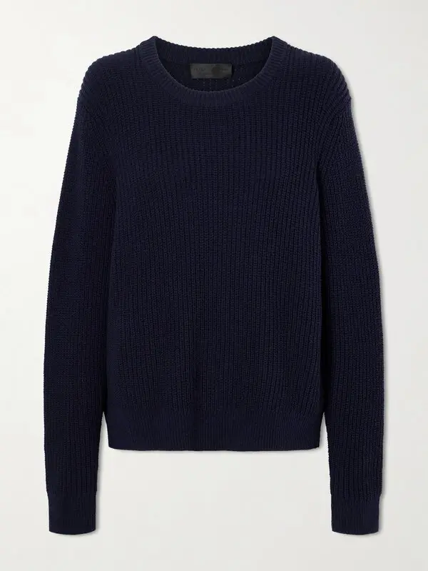 NILI LOTAN Tarik Cotton And Silk-blend Sweatshirt