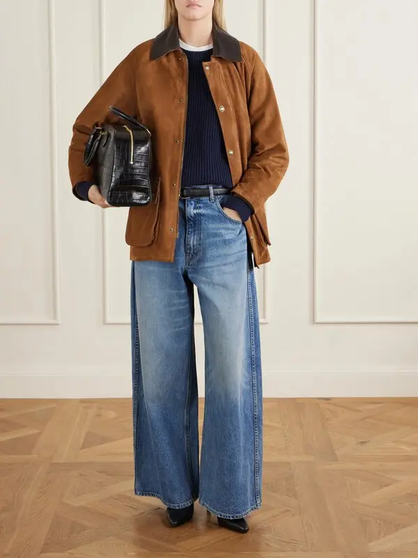 NILI LOTAN Tarik Cotton And Silk-blend Sweatshirt
