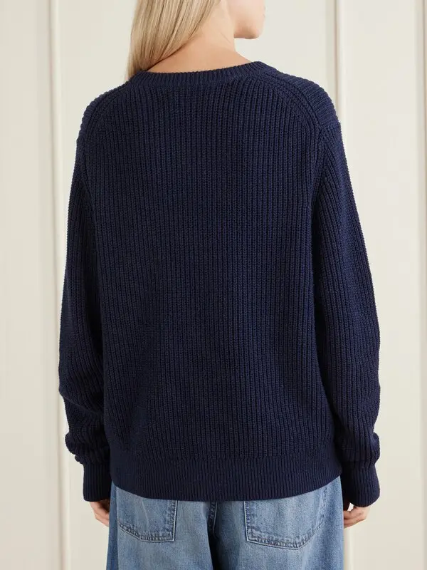 NILI LOTAN Tarik Cotton And Silk-blend Sweatshirt