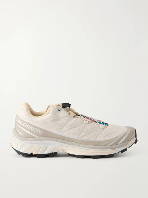 SALOMON Xt-6 Rubber-trimmed Mesh Sneakers