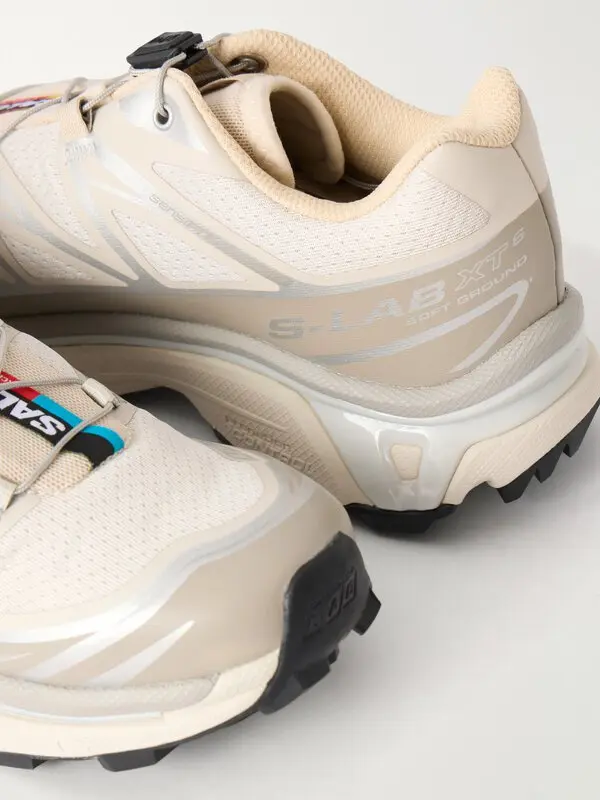 SALOMON Xt-6 Rubber-trimmed Mesh Sneakers