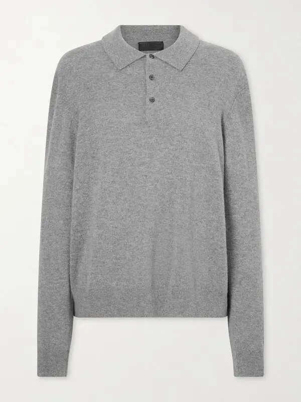 NILI LOTAN Jovan Cashmere Polo Sweater