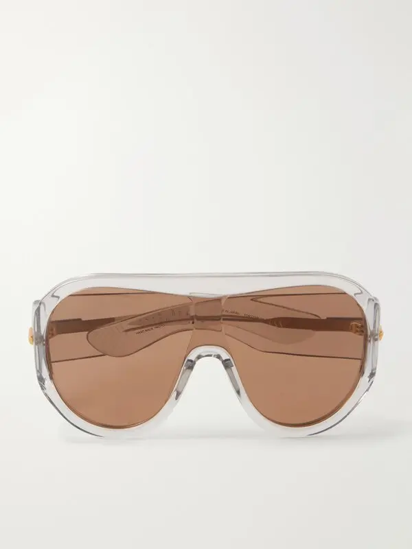 Bottega Veneta Shield Mask-frame Sunglasses