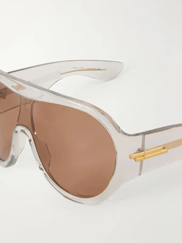 Bottega Veneta Shield Mask-frame Sunglasses