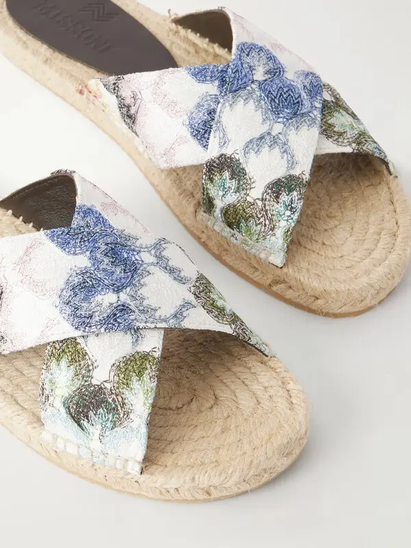 Missoni Harlow Braided Flat Sandals