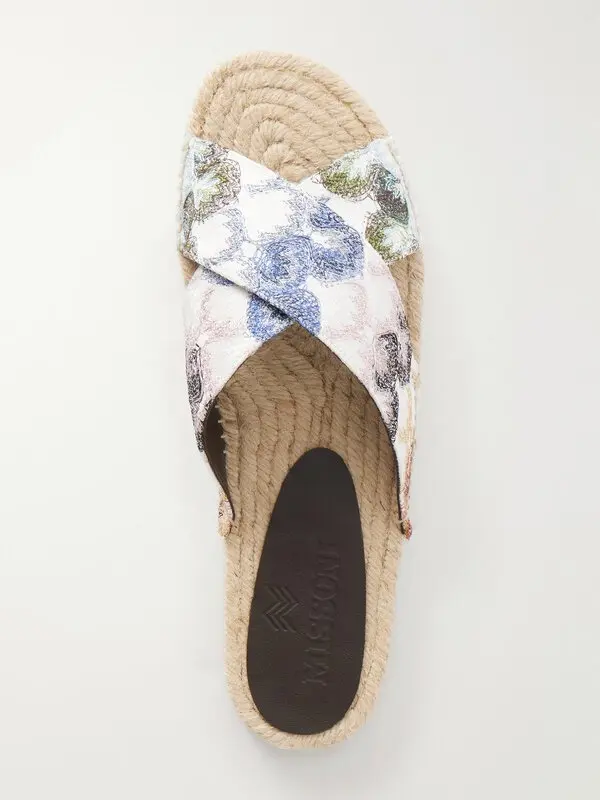 Missoni Harlow Braided Flat Sandals
