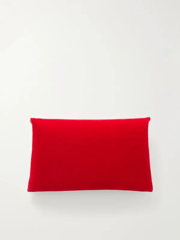 Altuzarra Envelope Velvet Clutch