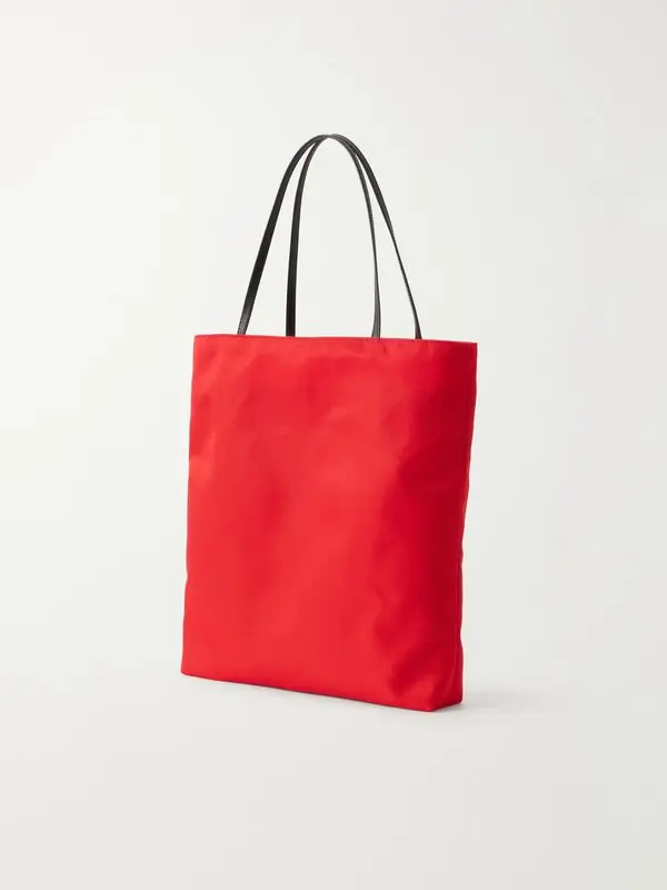 VALESQUE Thea Nylon Tote Bag With Leather Trim