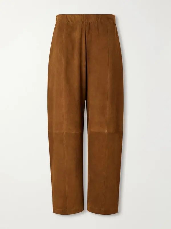 Stouls Bugsy Wide-leg Suede Pants