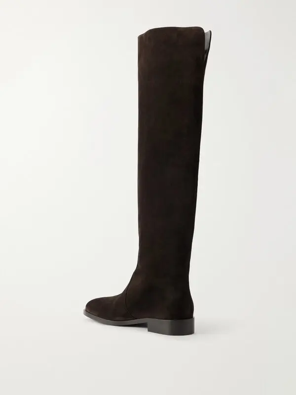 GIANVITO ROSSI Zayne 20 Suede Knee-high Boots
