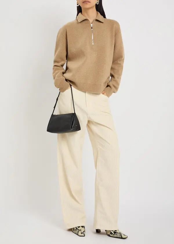RÓHE Half-zip Wool-blend Jumper