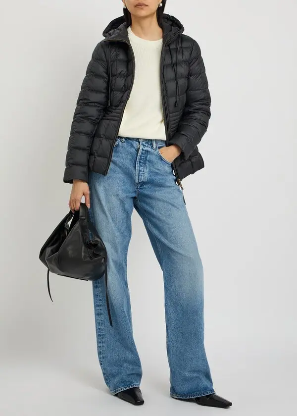 Moncler Engoulevent Hooded Quilted Shell Jacket