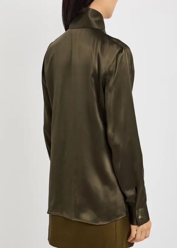 Khaite Ivy Silk Shirt