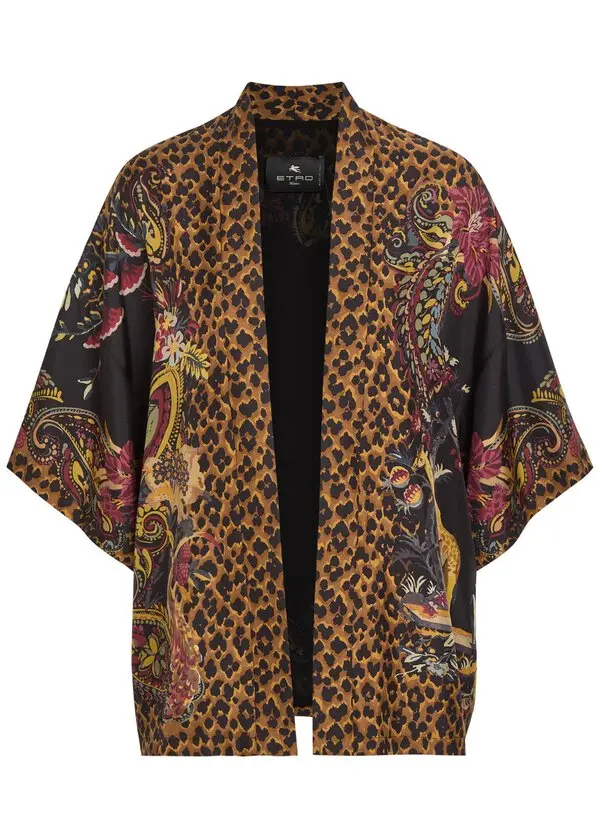 Etro Printed Silk Jacket