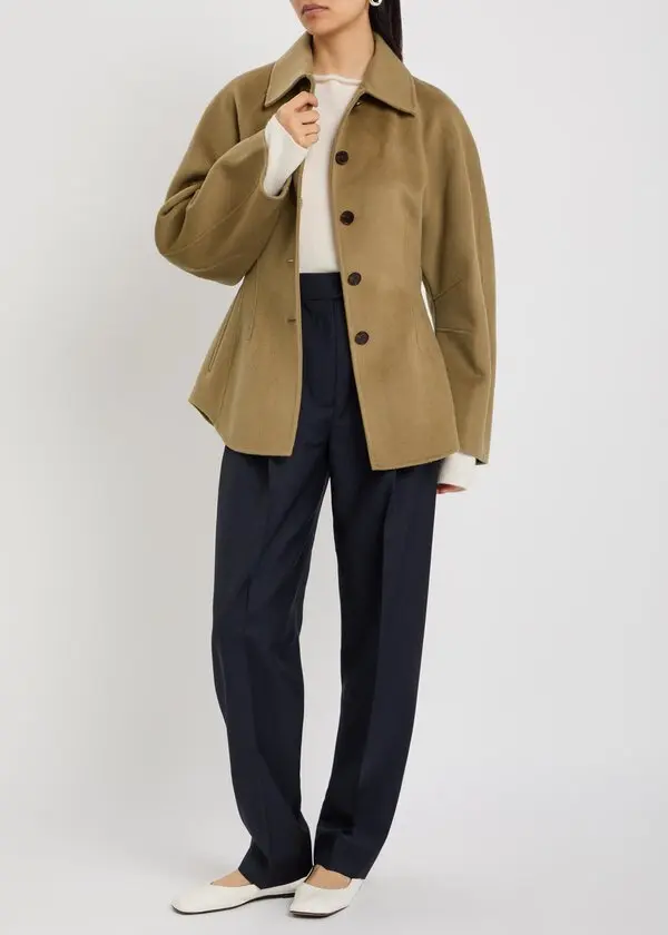 RÓHE Sculpted Wool And Cashmere-blend Jacket