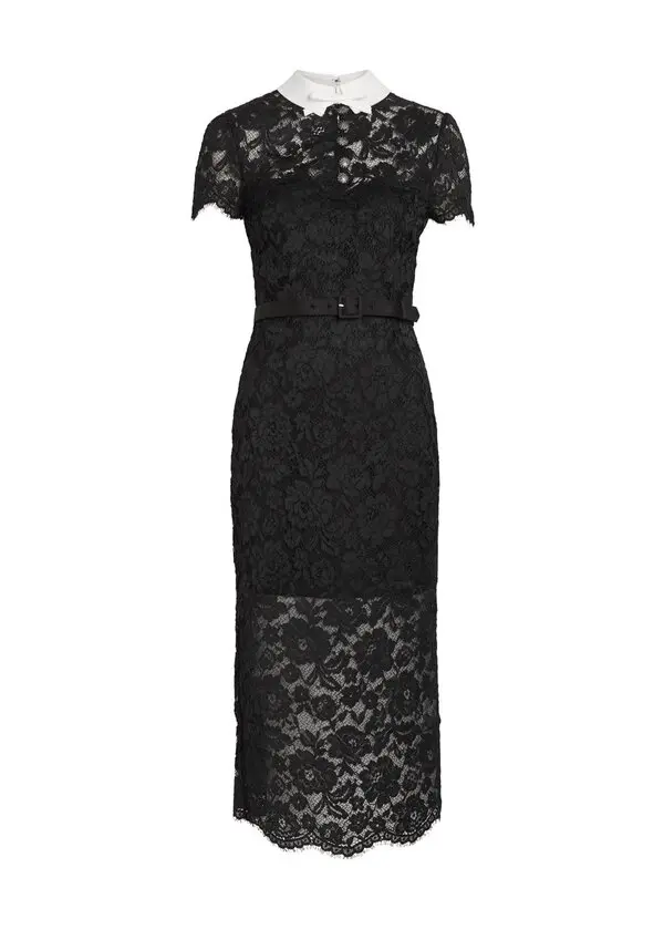 SELF-PORTRAIT Lace Midi Dress