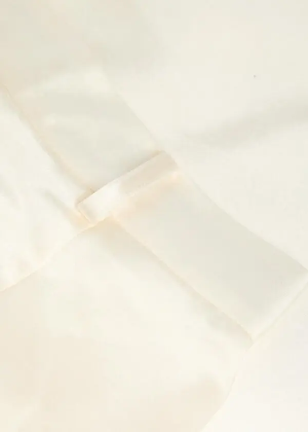 SELF-PORTRAIT Tailored Straight-leg Satin Trousers