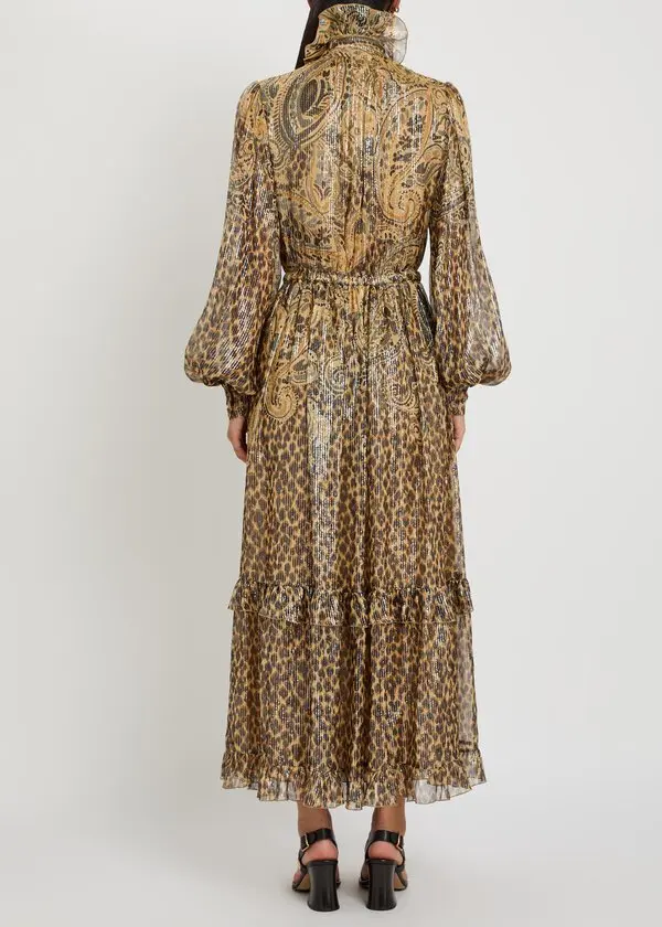 Etro Printed Silk-blend Midi Dress