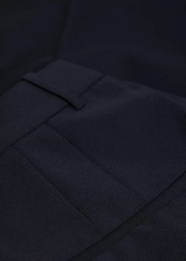 RÓHE Daria Pleated Wool-blend Trousers