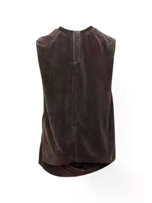 Rick Owens Draped Sleeveless Top