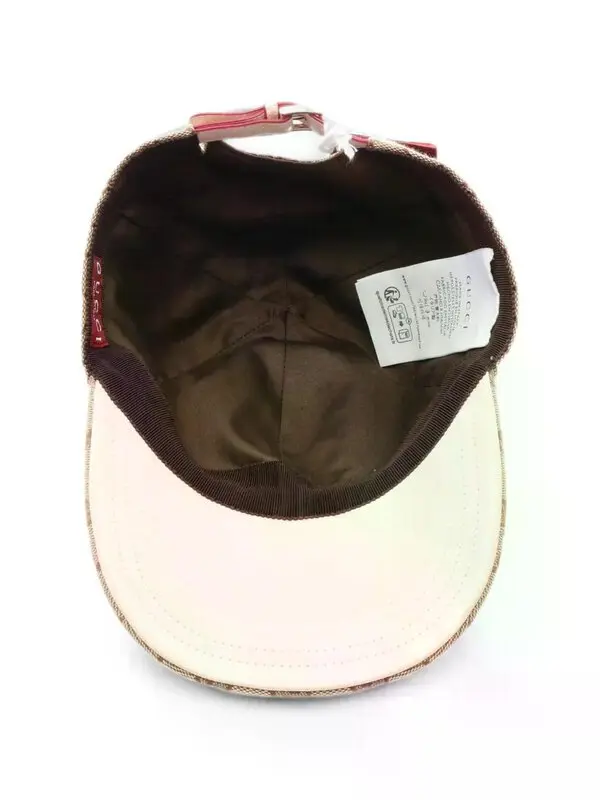 Gucci Gg Supreme Baseball Cap With Yuko Higuchi Cat Patch