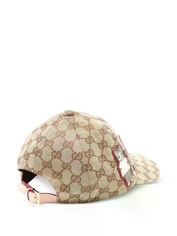 Gucci 2010s Gg Canvas Yuko Higuchi Baseball Cap - Neutrals