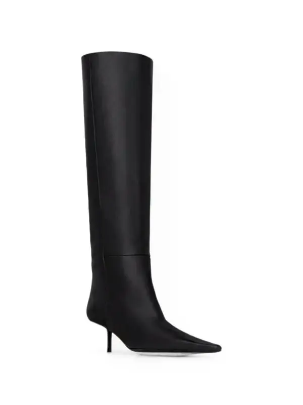 Saint Laurent Pointed-toe Knee-high Boots