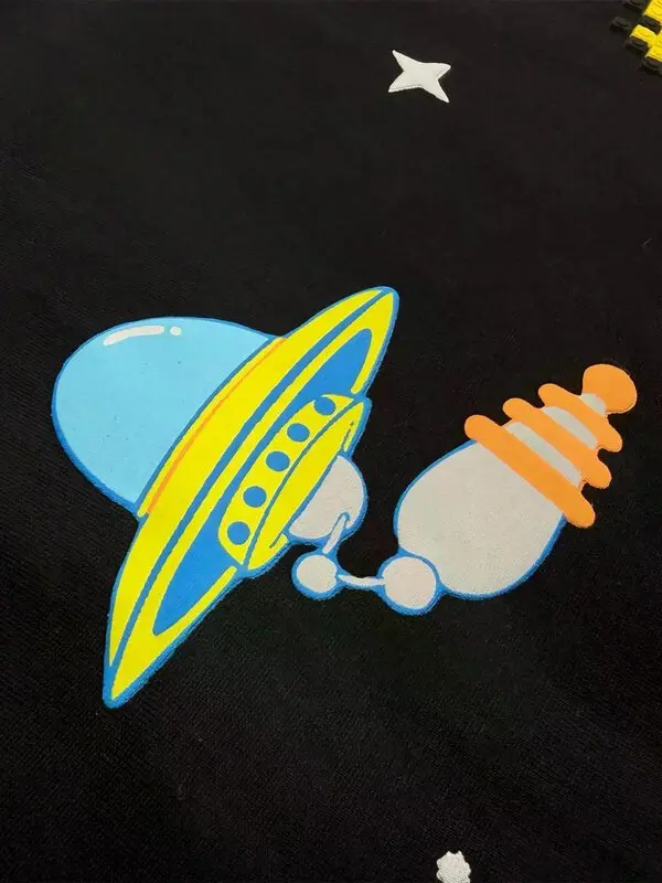 MOSTLY HEARD RARELY SEEN 8-BIT Alien-print T-shirt