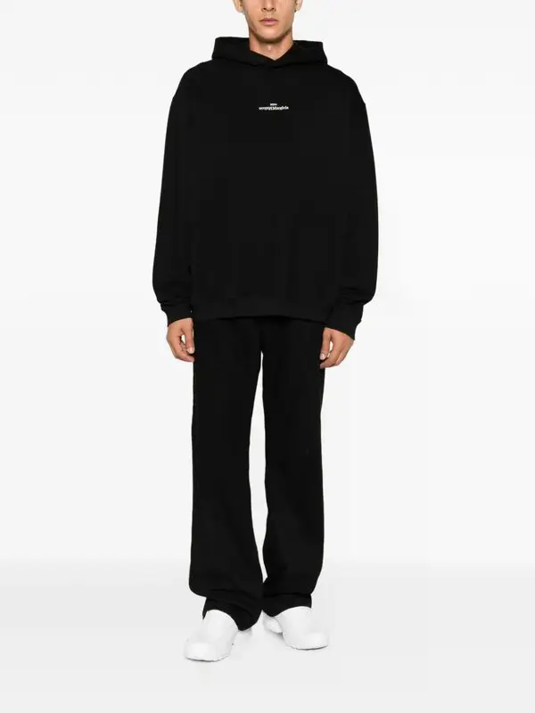 MAISON MARGIELA Logo Embroidered Hoodie
