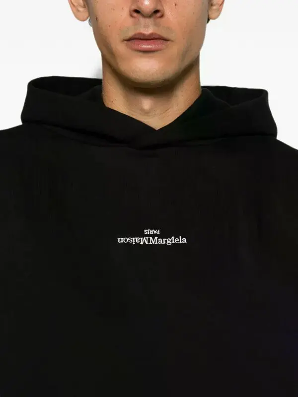 MAISON MARGIELA Logo Embroidered Hoodie
