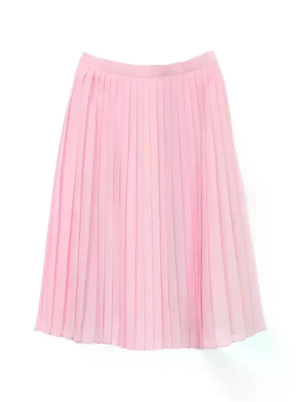 Burberry Pleated Midi Skirt