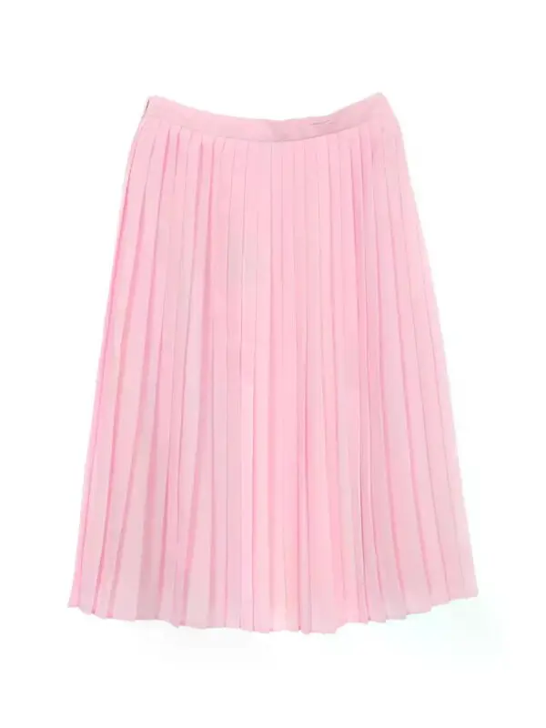 Burberry Pleated Midi Skirt
