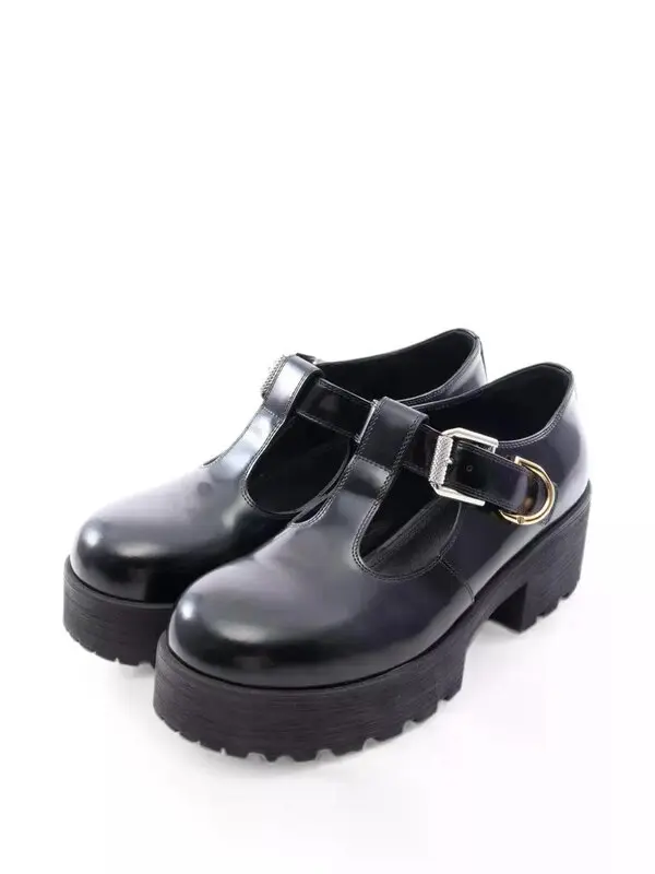 Givenchy 2010s Voyou Voyeur Buckle Shoes - Black