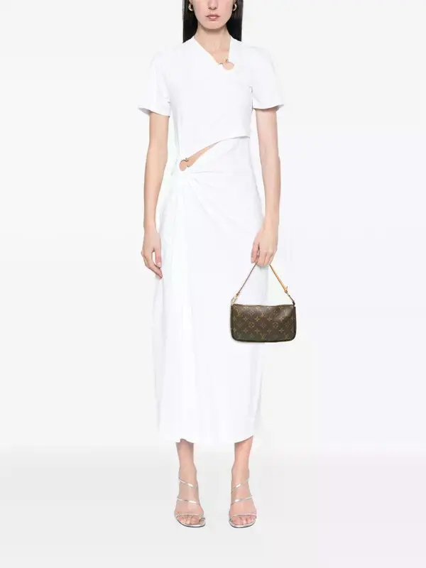 LOUIS VUITTON 2001 Monogram Pochette Accessoires Shoulder Bag