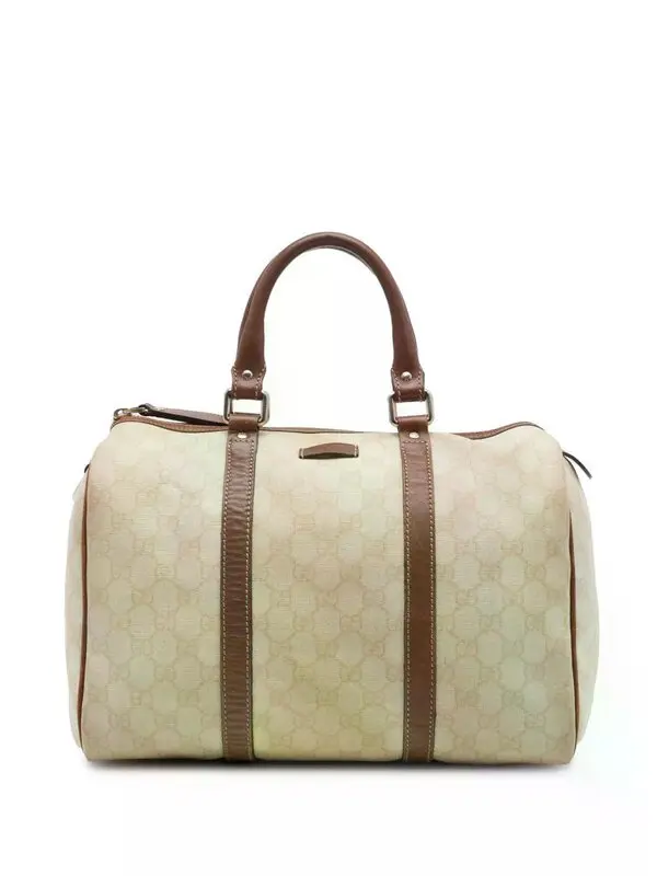 Gucci Medium Gg Supreme Joy Boston Bag - Brown